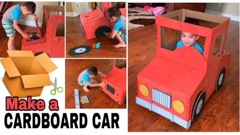 Crafting a Cardboard Box Car: DIY Guide + 10 Amazing Ideas - Mothers ...