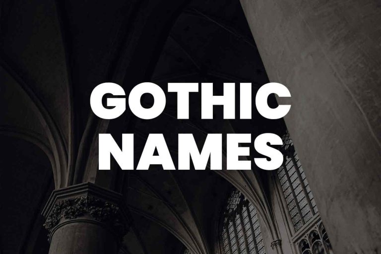 251+ Mysterious Gothic Male Names to Choose From - Mothers Always Right