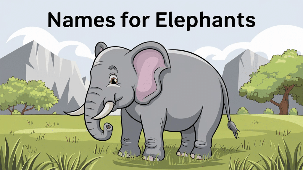 623 Unique Names for Elephants with Their Meanings - Mothers Always Right