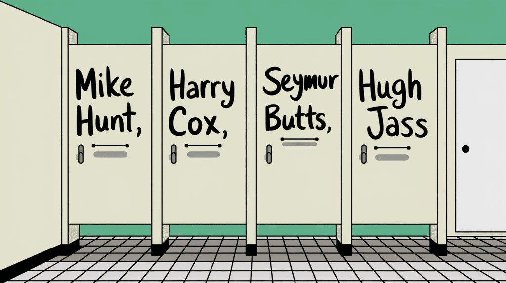 607 Funny and Fake Dirty Names - Mothers Always Right