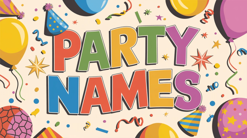 331 Memorable Party Names for Any Celebration - Mothers Always Right