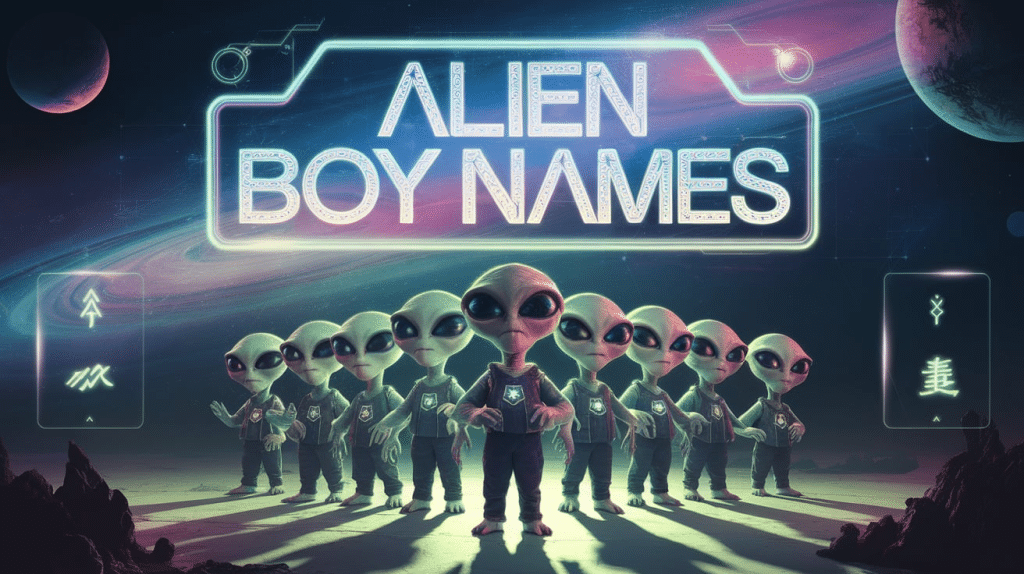 241 Amusing Alien Boy Names To Consider - Mothers Always Right