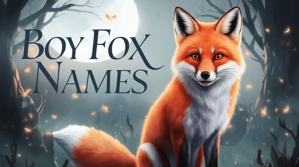 321 Popular Boy Fox Names and Their Meanings - Mothers Always Right