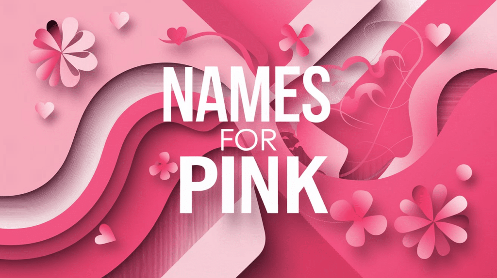 249 Lovely Names Inspired By The Color Pink - Mothers Always Right