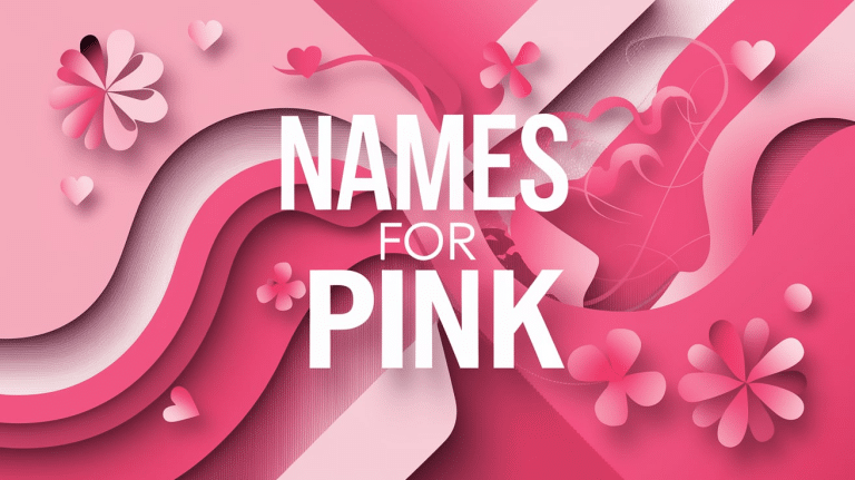 249 Lovely Names Inspired By The Color Pink - Mothers Always Right