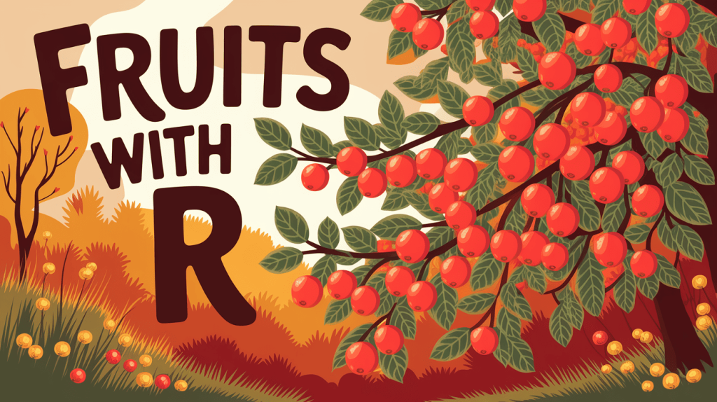 51 Fruits that Start with the Letter 'R' - Mothers Always Right