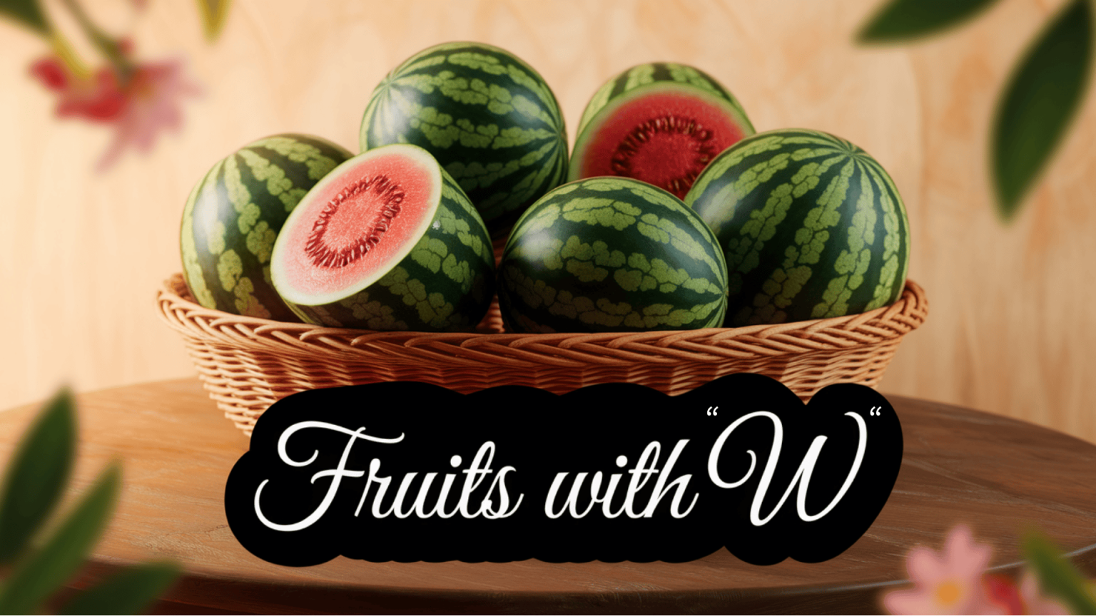 57 Fruits That Begin with Letter "W" - Mothers Always Right