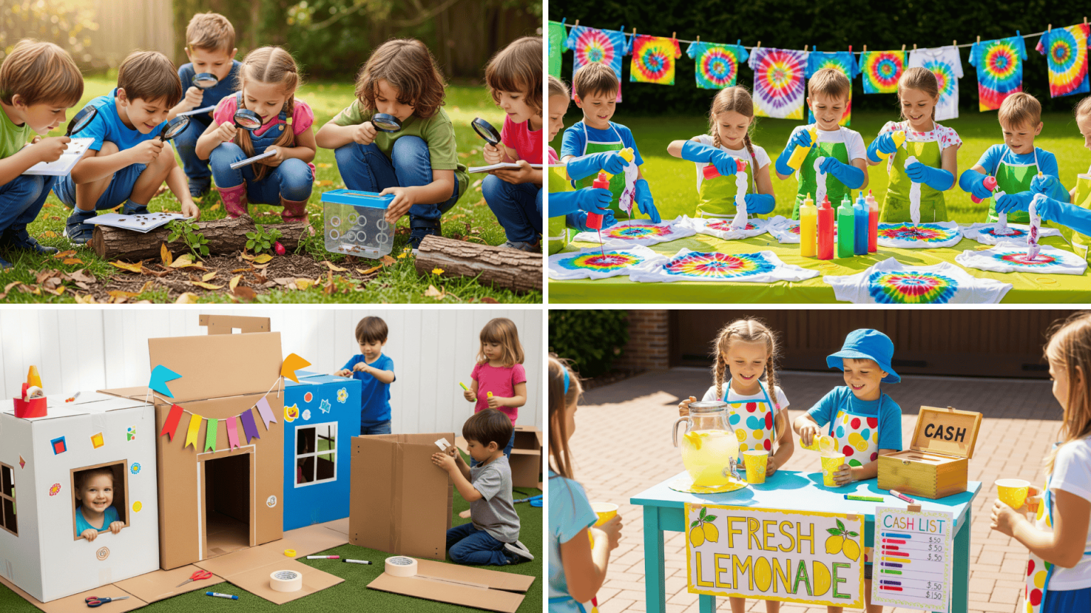 81 Creative and Cool Summer Activities for Active Kids - Mothers Always ...